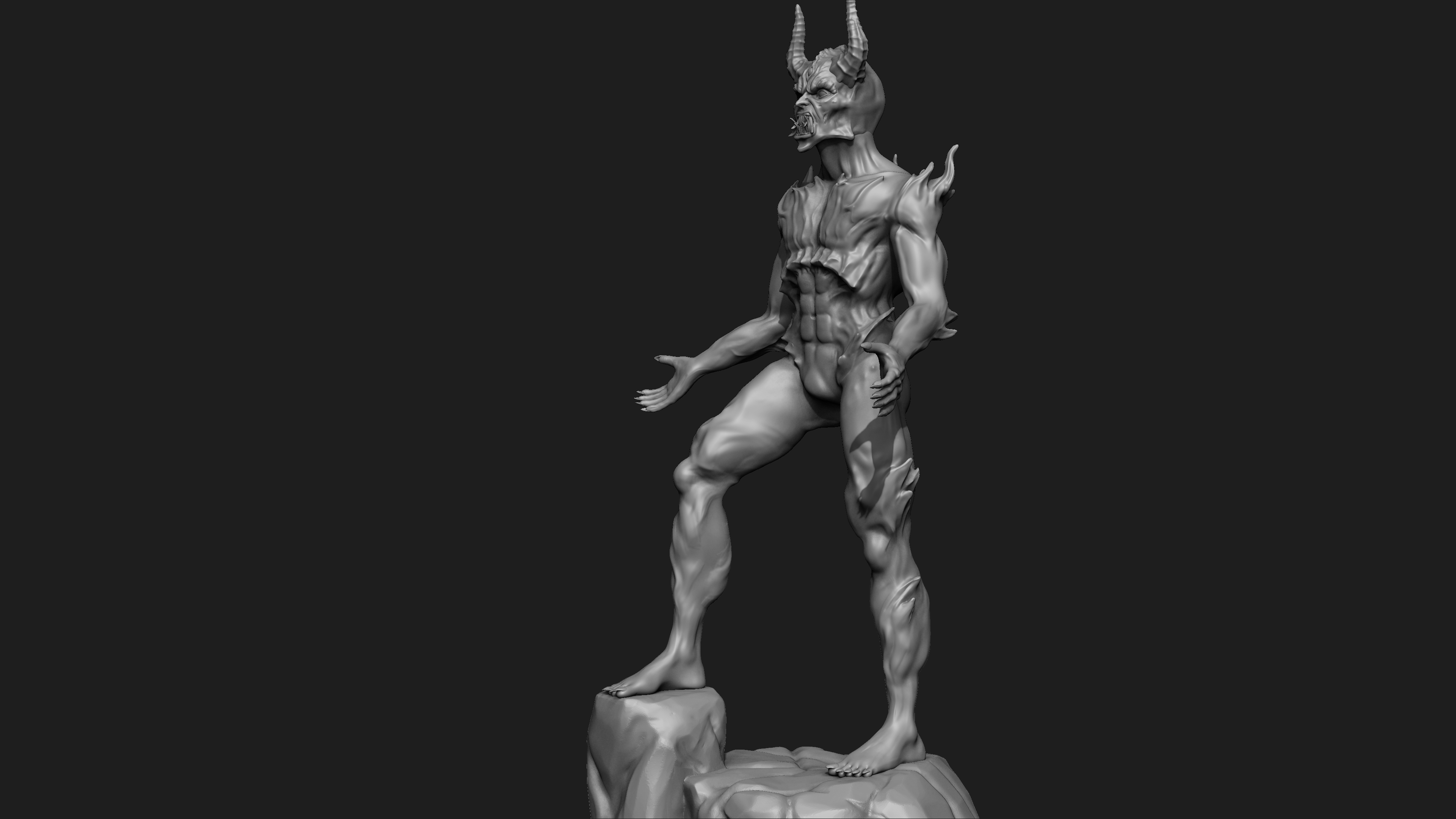 STL file Demon - 3D printing ready・3D printable design to download・Cults