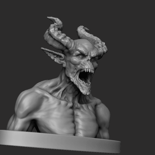Download OBJ file Demon - 3D printing ready • Object to 3D print ・ Cults
