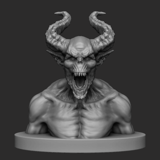 Download OBJ file Demon - 3D printing ready • Object to 3D print ・ Cults