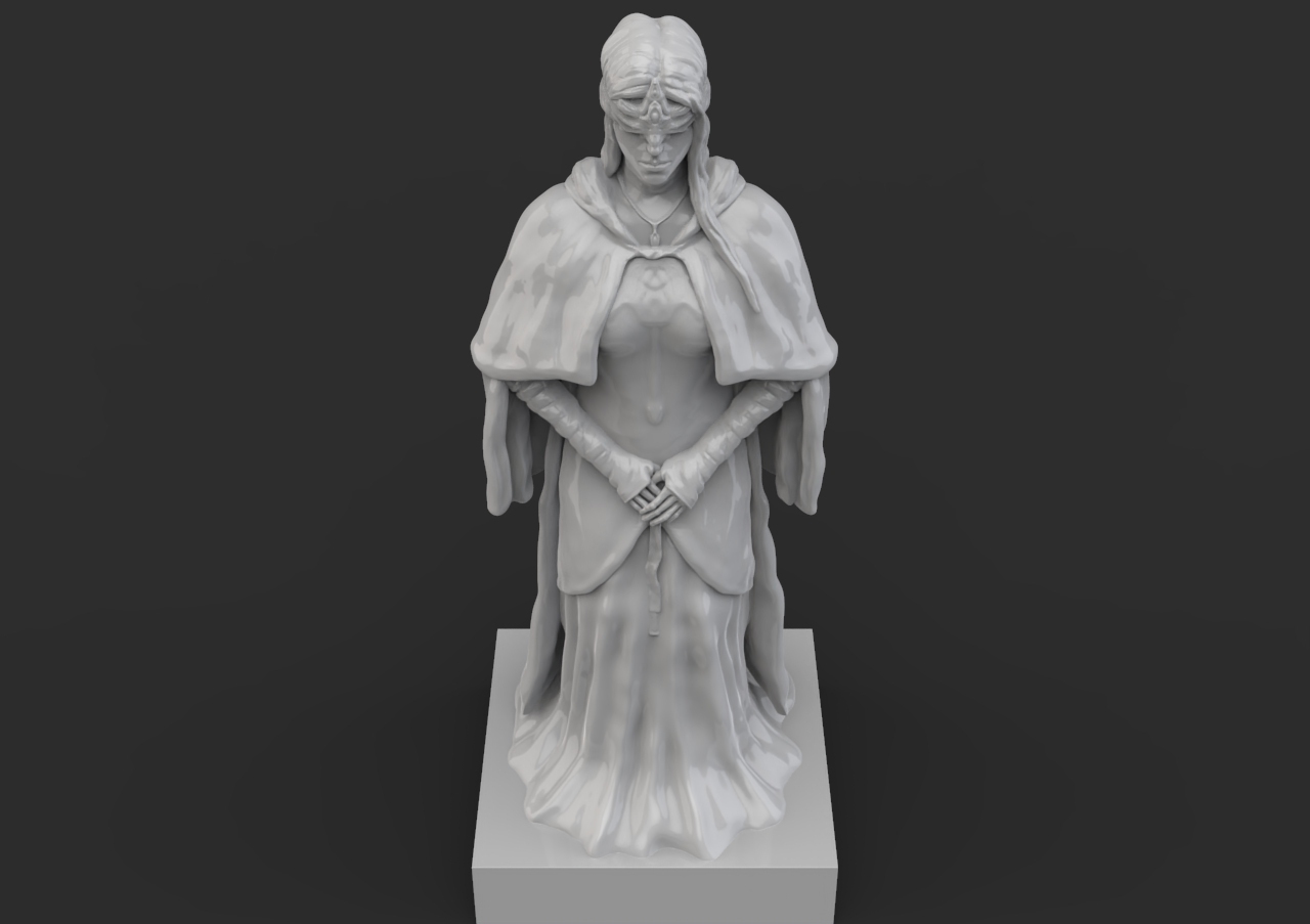 STL file Dark Souls Fire Keeper・3D printable model to download・Cults