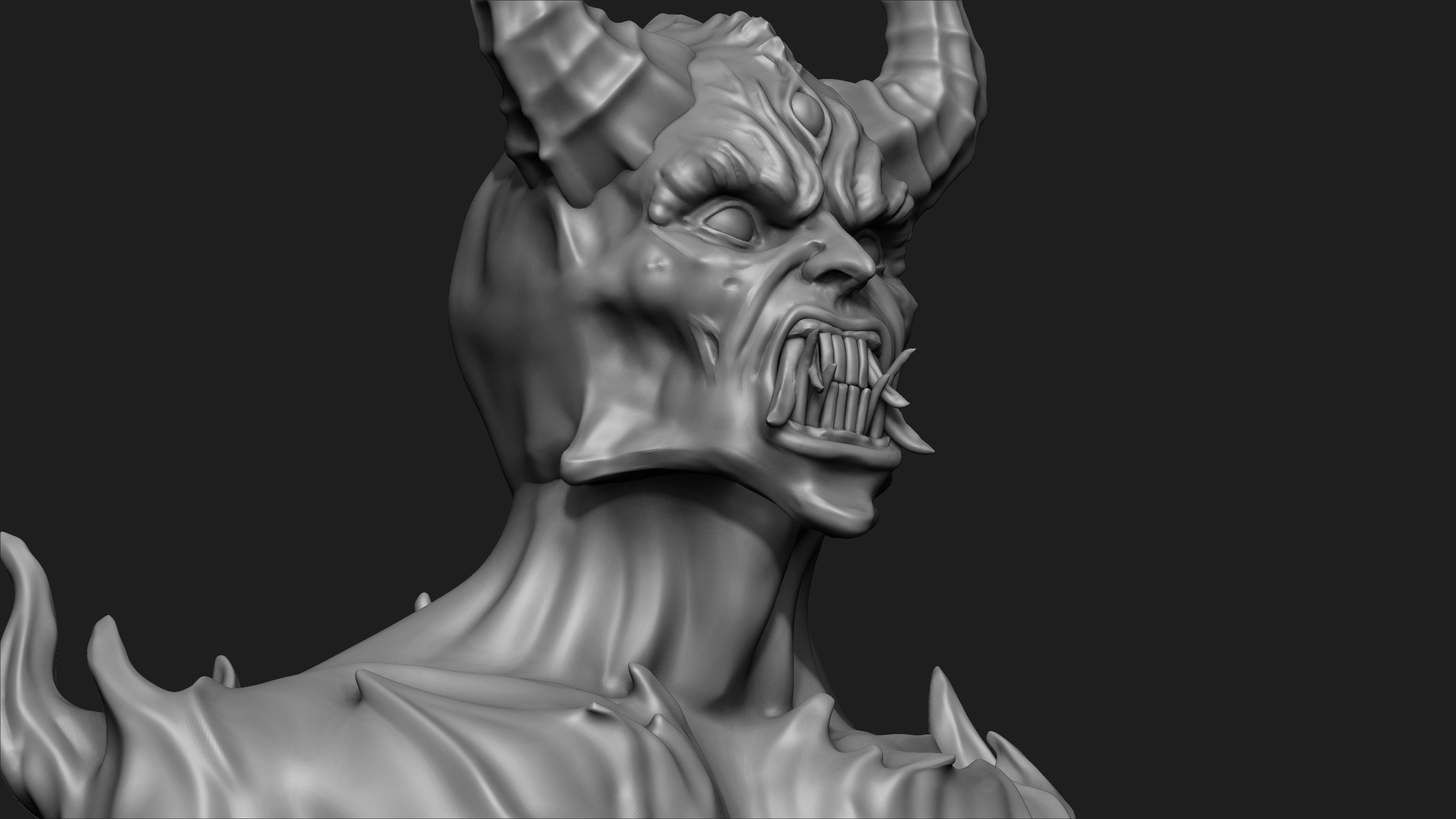 STL file Demon - 3D printing ready・3D printable design to download・Cults