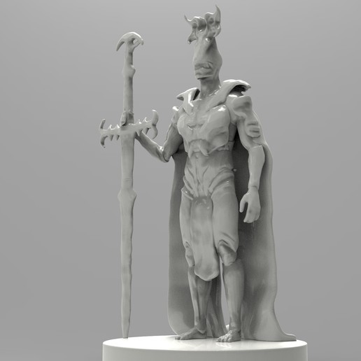 Download OBJ file Demon Knight • Model to 3D print ・ Cults