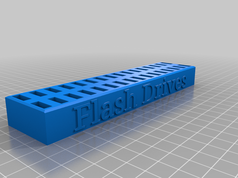 Free STL file flash drive holder v2・Template to download and 3D print・Cults