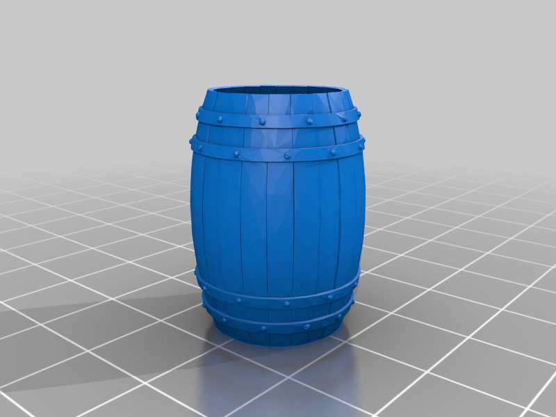 Free STL file Barrels Set ⚔・3D print object to download・Cults