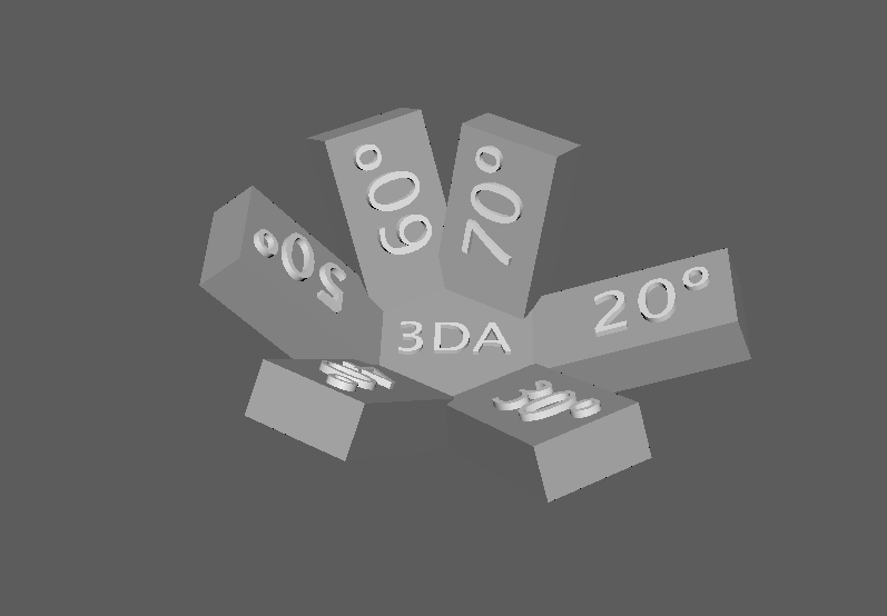 Free STL file Angle Printing Test・3D printable object to download・Cults