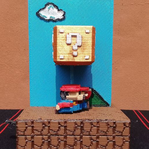 Download STL file Jumping Mario Bros. • 3D print template ・ Cults