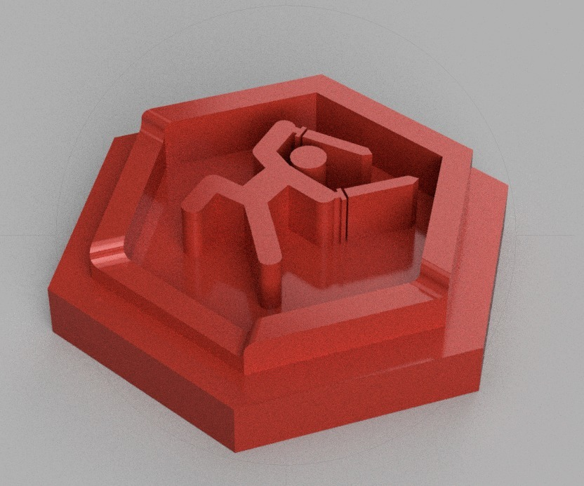 Free 3D file 1 inch hex for RPG/Boardgame (GURPS intended)・3D printable ...