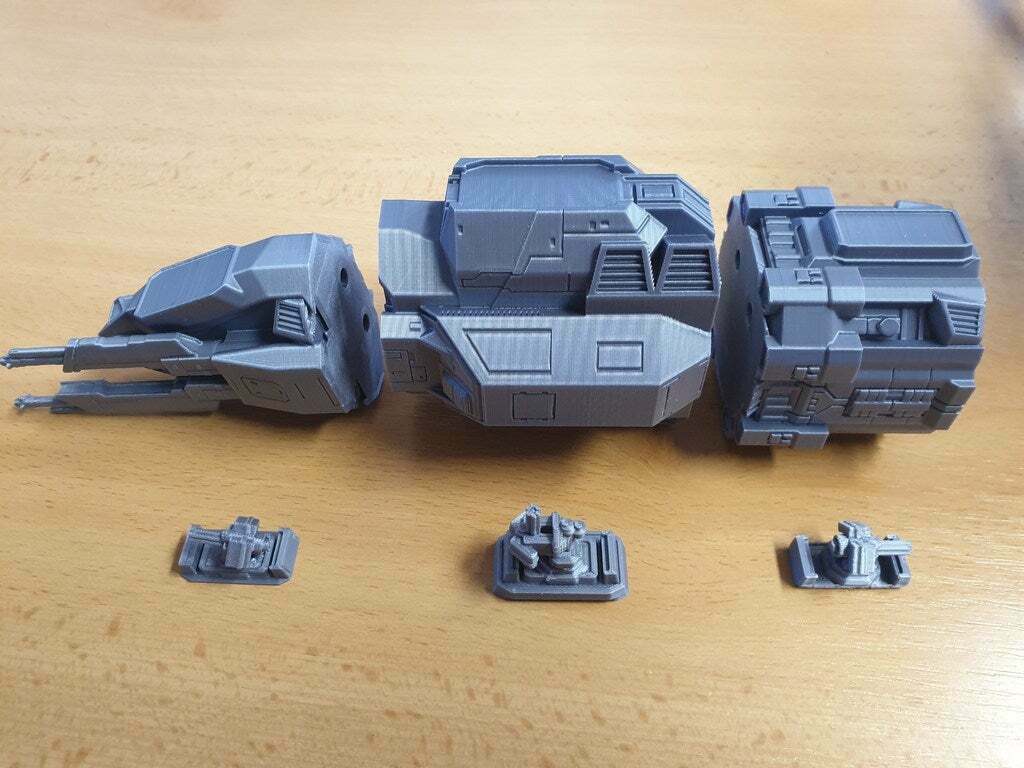 Free STL file The Expanse MCRN Corvette - Rocinante 🎲・3D printer design ...