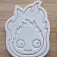Download 3D printing templates Calcifer Cookie Cutter - Molde de cookie ...