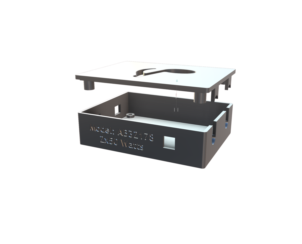 Free STL file Wondom Amp Case Model AB32178 🔉・3D printer model to ...