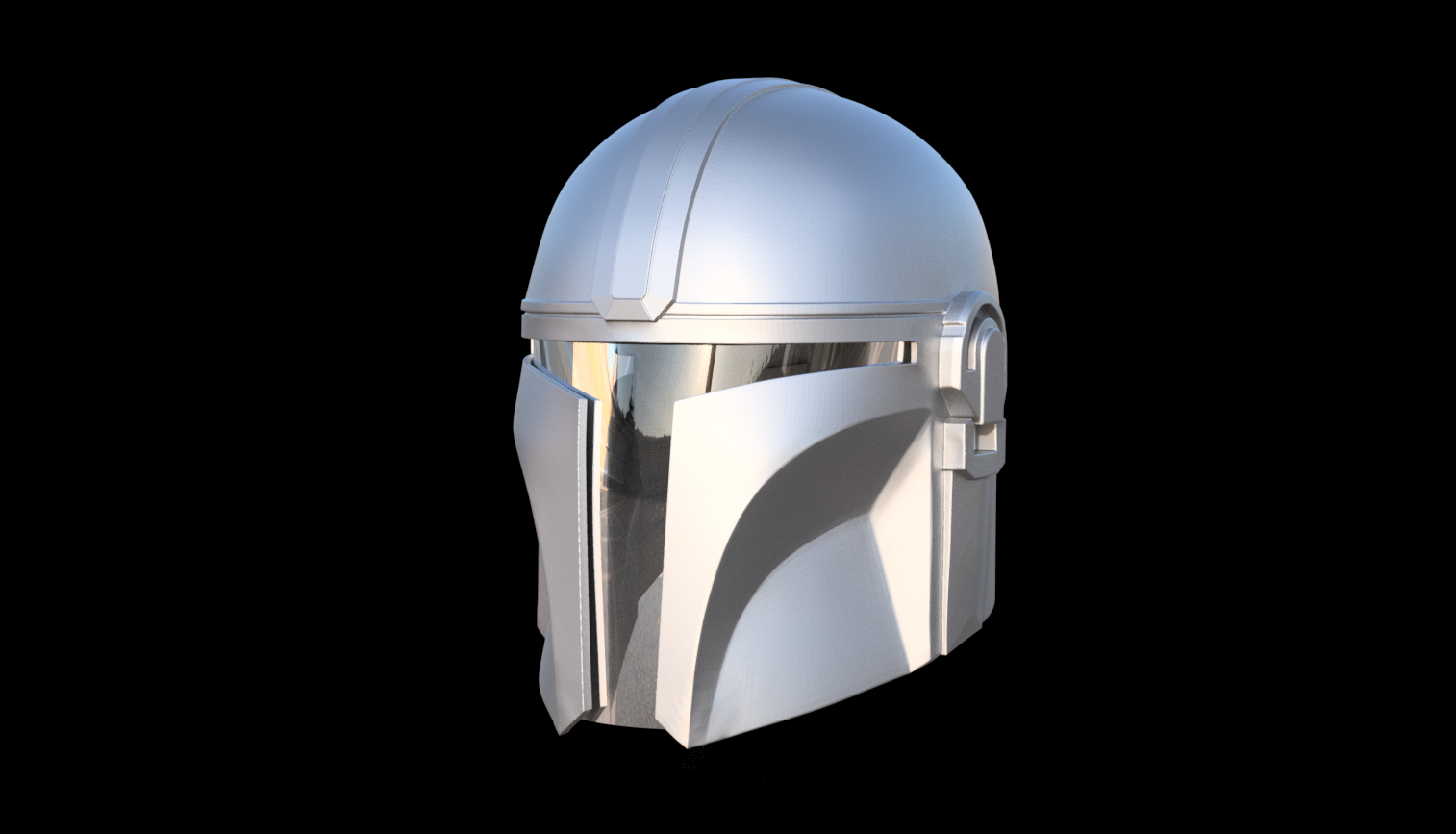 STL file Mando 'The Mandalorian' Helmet・3D printer model to download・Cults