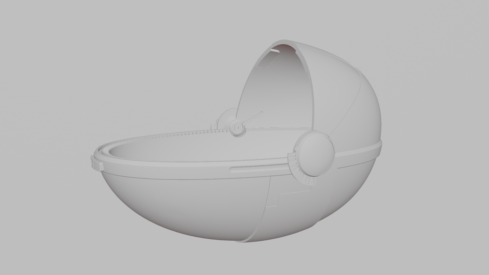 STL file Baby Yoda Pod 👶・3D printable model to download・Cults
