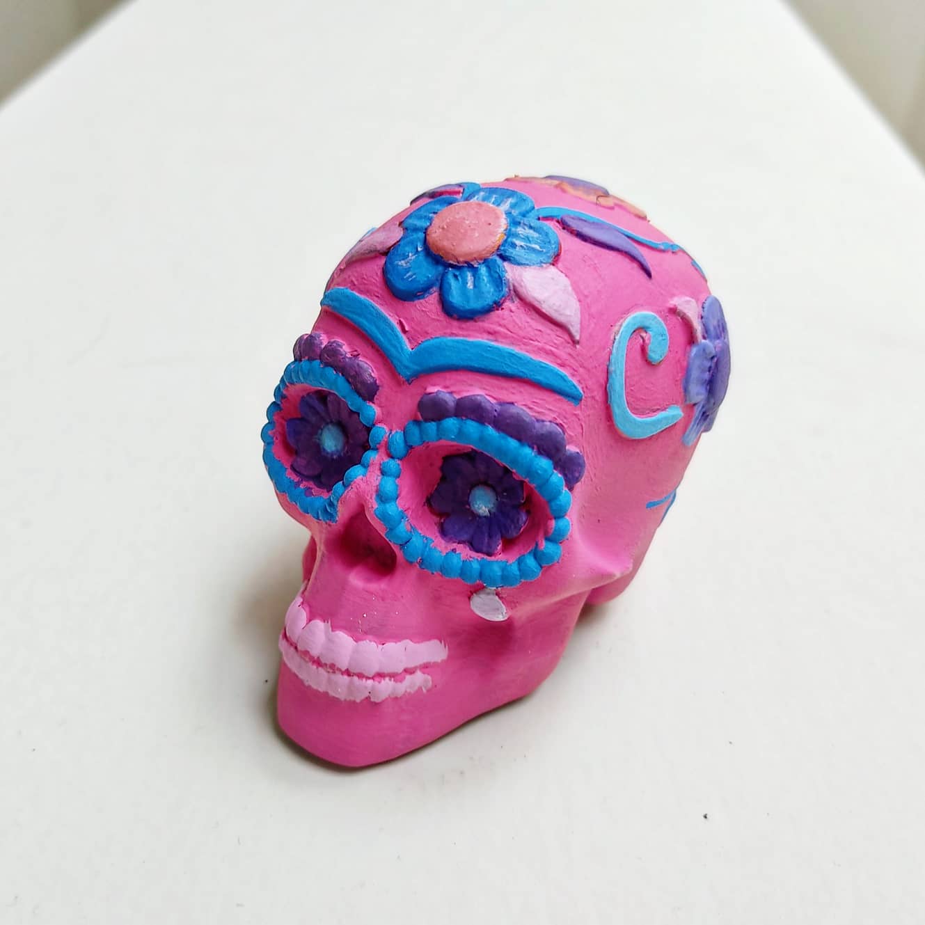 STL file FRIDA KAHLO SUGAR SKULL 3D MODEL 💀・3D printable model to ...