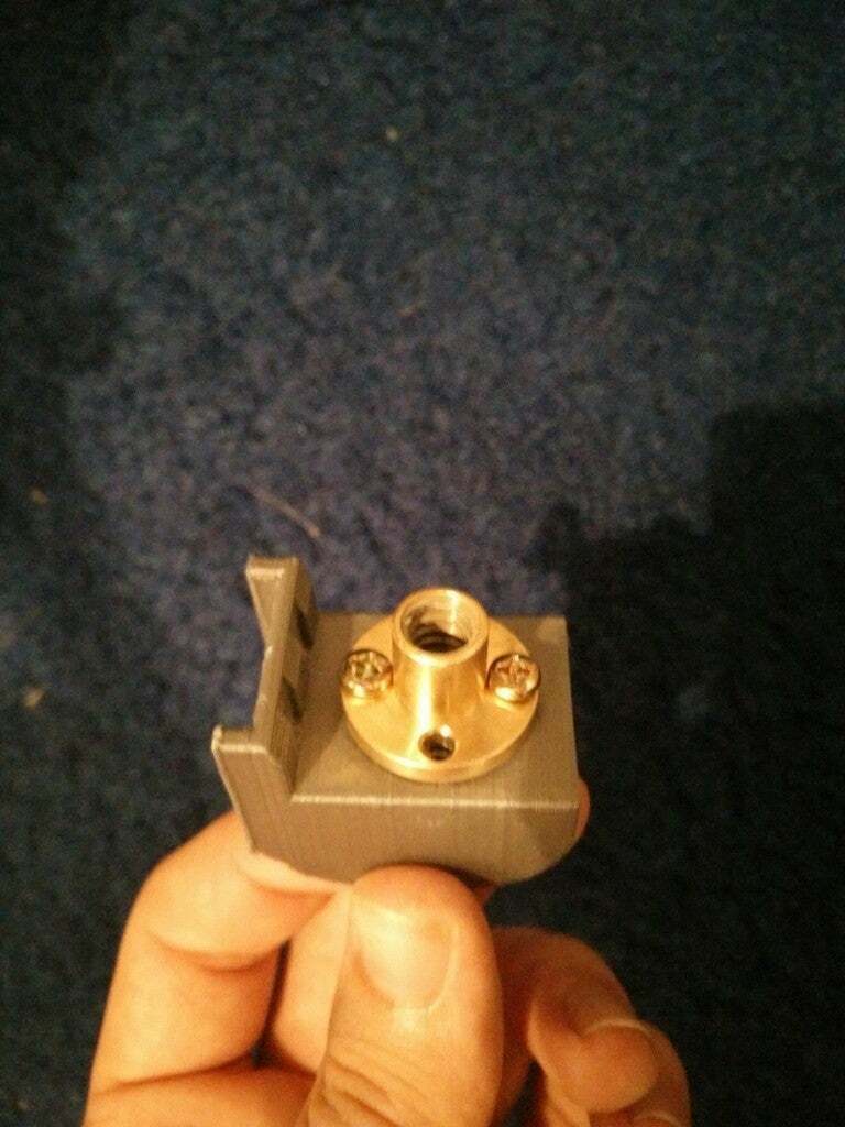 Free STL file Robo3D: Leadnut adapter with z-axis limit switch - 4 Hole ...