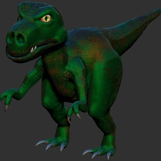Download 3D model T-Rex Cartoon ・ Cults