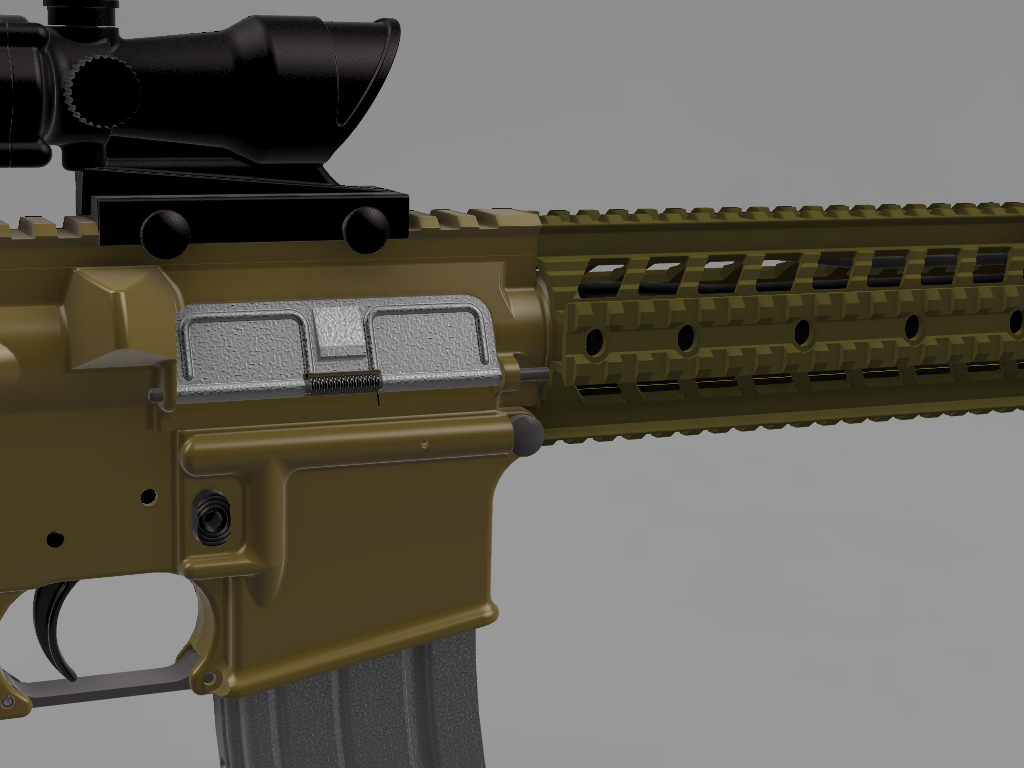 Stl File Airsoft M4 Handguard・3d Printer Model To Download・cults