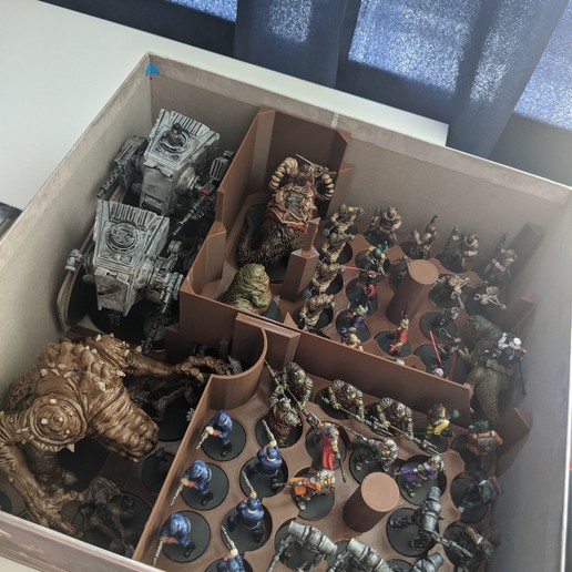 Download 3D print files Imperial Assault Box Organizer ・ Cults