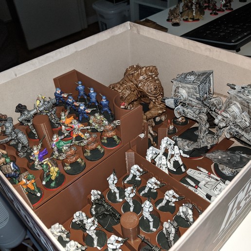 Download 3D print files Imperial Assault Box Organizer ・ Cults