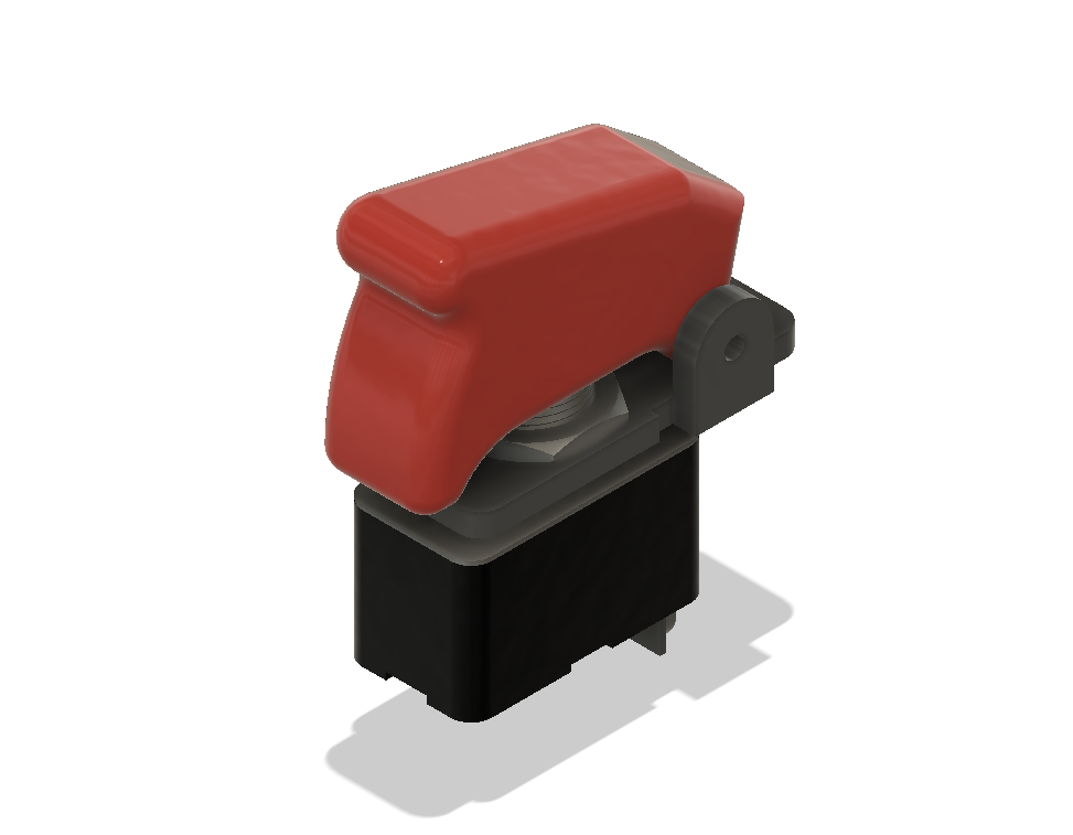 STL file Missile Toggle Switch Cover 📱・3D printing idea to download・Cults