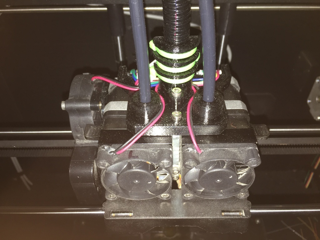 Free 3D file Common Dual Extruder Wire Loom Strain Relief・3D printer ...