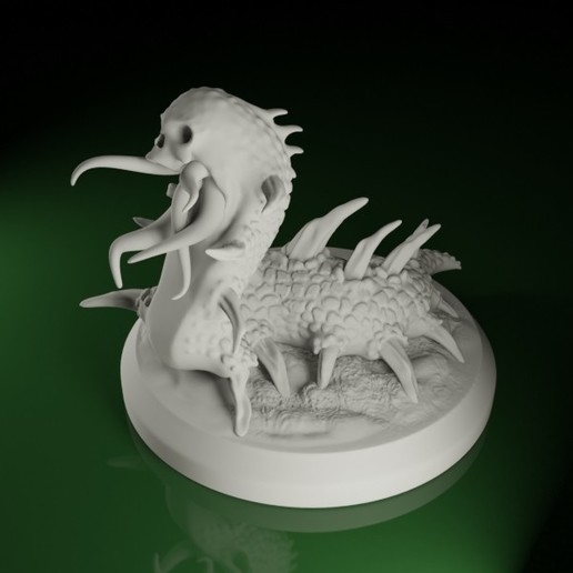 Descargar archivo STL SWAMPS OF MORDHELL - Drol / Demon Slug • Modelo ...