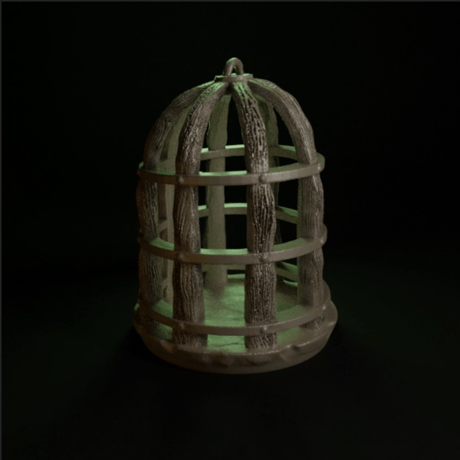 STL file SWAMPS OF MORDHELL - Cage・3D printing template to download・Cults