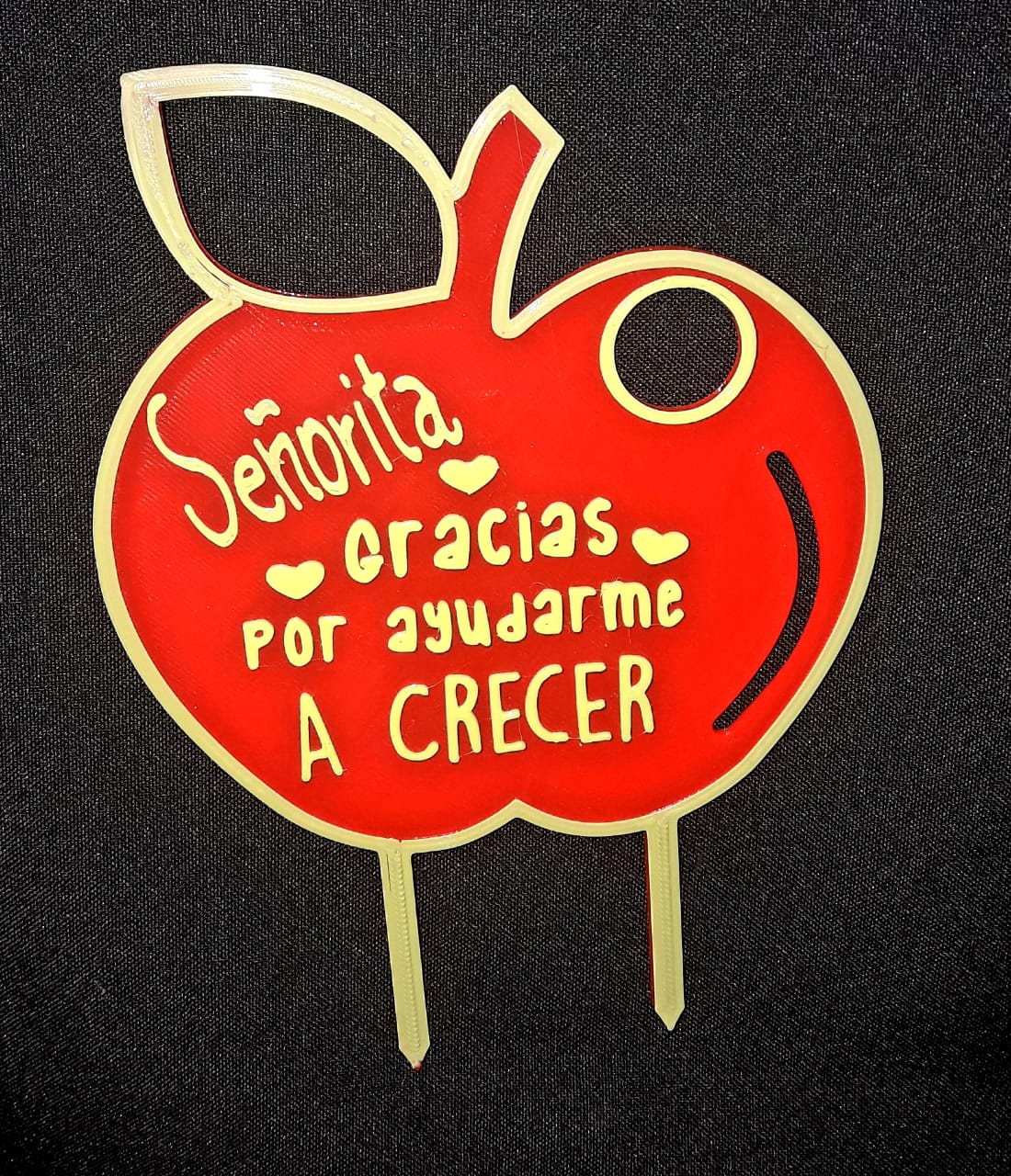 Archivo STL Topper, cartel, tortas, decoración, día de la señorita, día ...