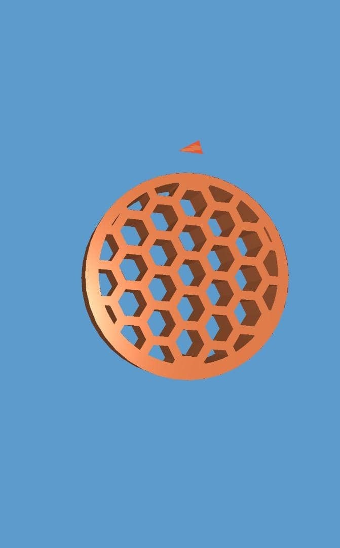 Free STL file hexagon surface shape・3D printing template to download・Cults