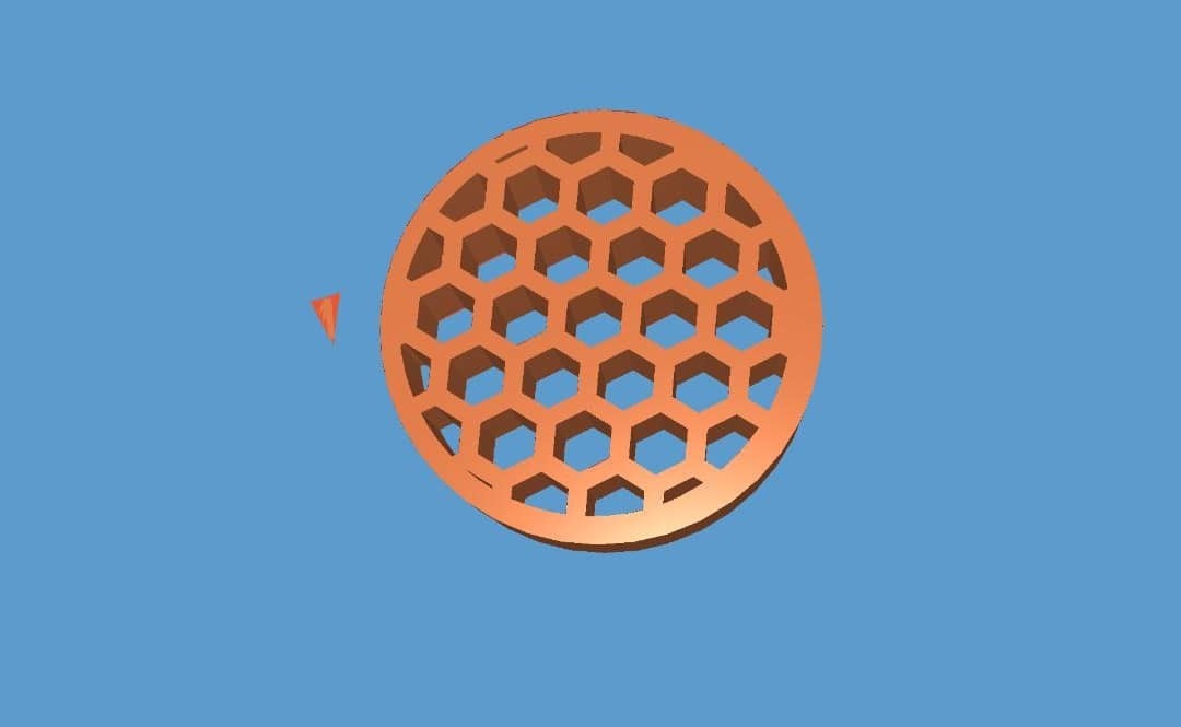 Free STL file hexagon surface shape・3D printing template to download・Cults