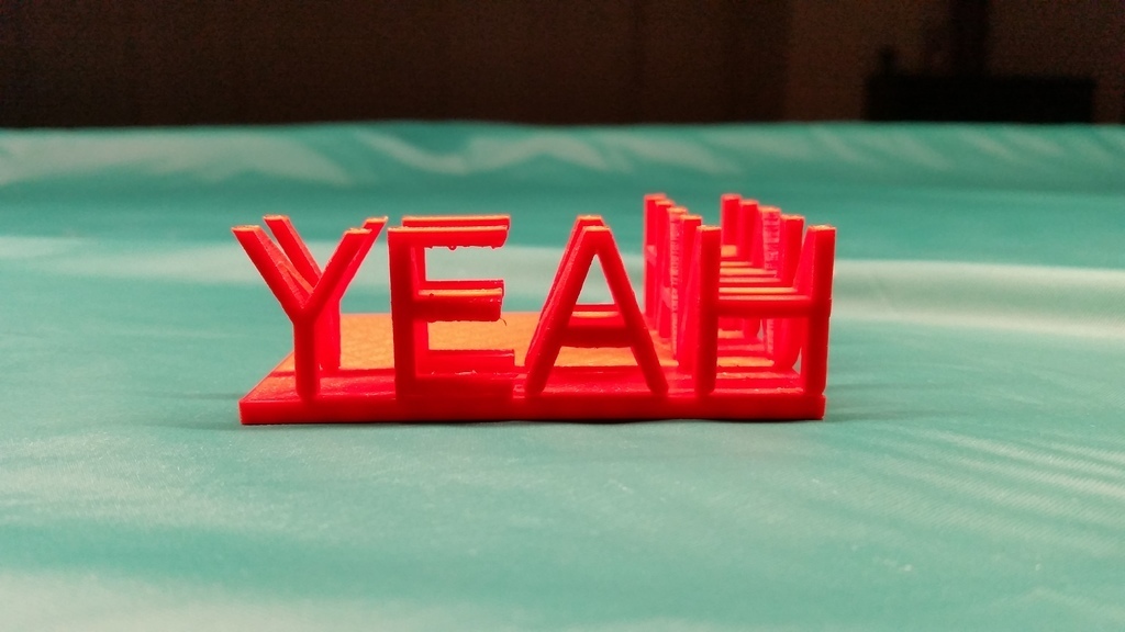 Free 3D file Yeah Nah - sculpture・3D printable object to download・Cults