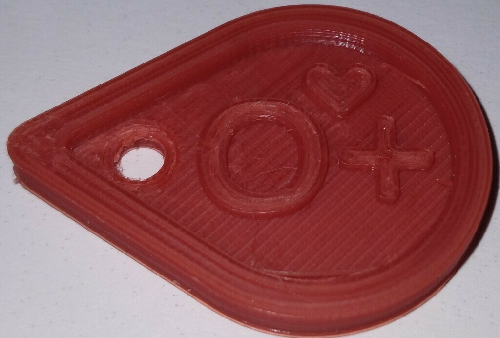Free 3D file Blood Type Tag・3D print design to download・Cults