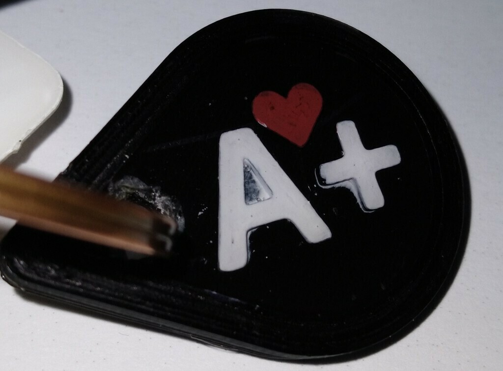 Free 3D file Blood Type Tag・3D print design to download・Cults