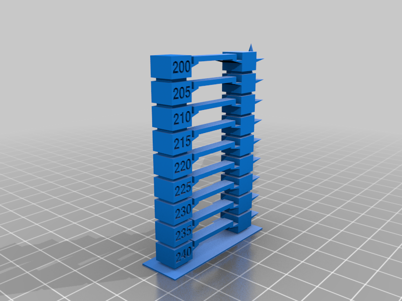 Free 3D file Temperature Tower PLA+ hi-speed 🧞‍♂️・3D printing design to ...