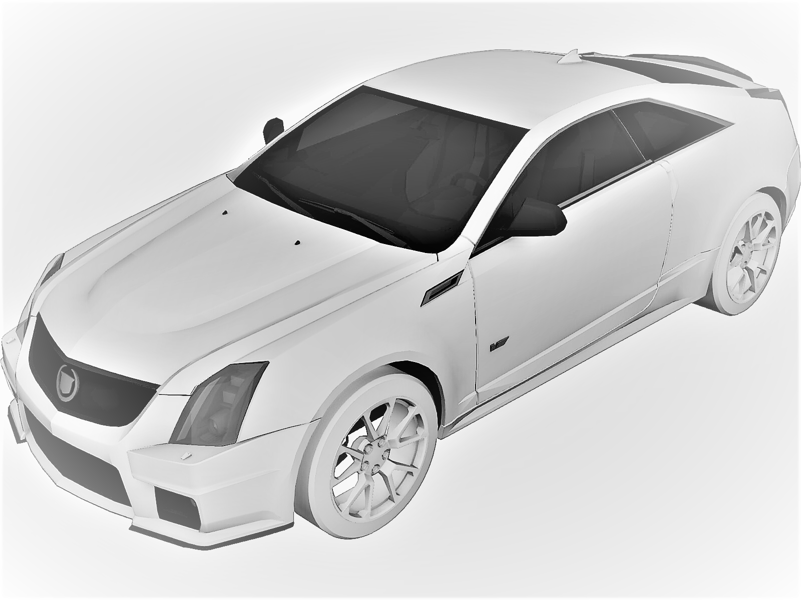 Free SVG file CTS-V COUPE---can someone please help me to create a stl ...