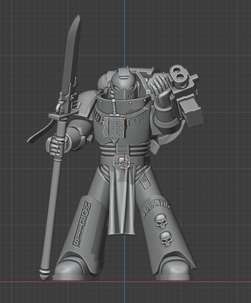 STL-Datei Primus Astro-Krieger - Silberne Paladine・3D-druckbares Modell ...