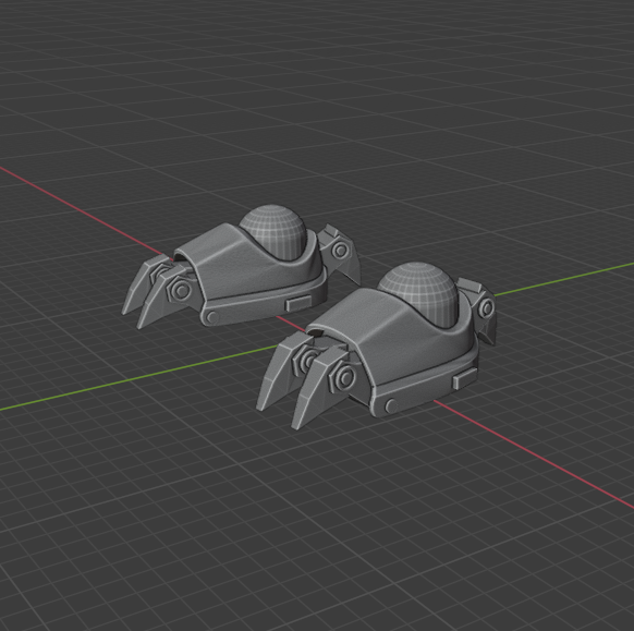 STL file Chaos Marine Clawed Feet 🦶・3D printable model to download・Cults