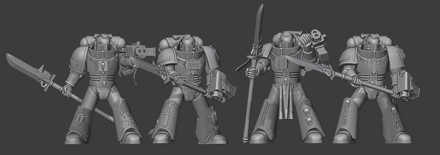 Fichier STL Primus Astro Warriors - Paladins d'argent・Design pour ...