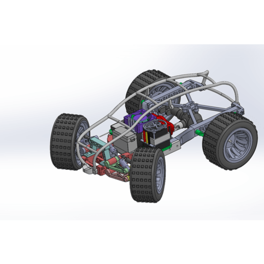 Download free STL file Buggy Car rc Brushless • 3D printing template ...