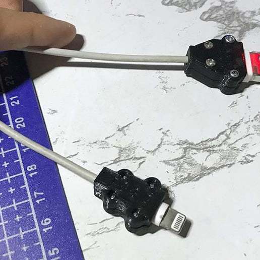 Download free STL file Iphone Cable Protector • 3D printable design ・ Cults