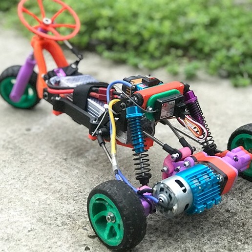 Download free STL file Rc off Road 3 wheelers • 3D printable design ・ Cults