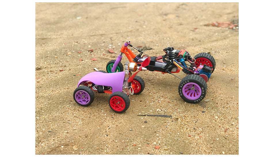 Free STL file RC Off-Road 3-wheel vehicle 🚗・3D printer design to ...