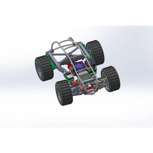 Download free STL file Buggy Car rc Brushless • 3D printing template ...