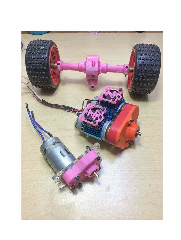 Free STL file Metal GearBox motor 550 - 3650・3D printable model to ...