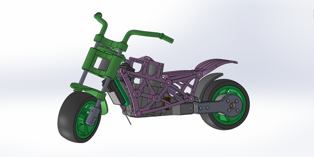 Download free STL file Motobike RC • 3D printing design ・ Cults