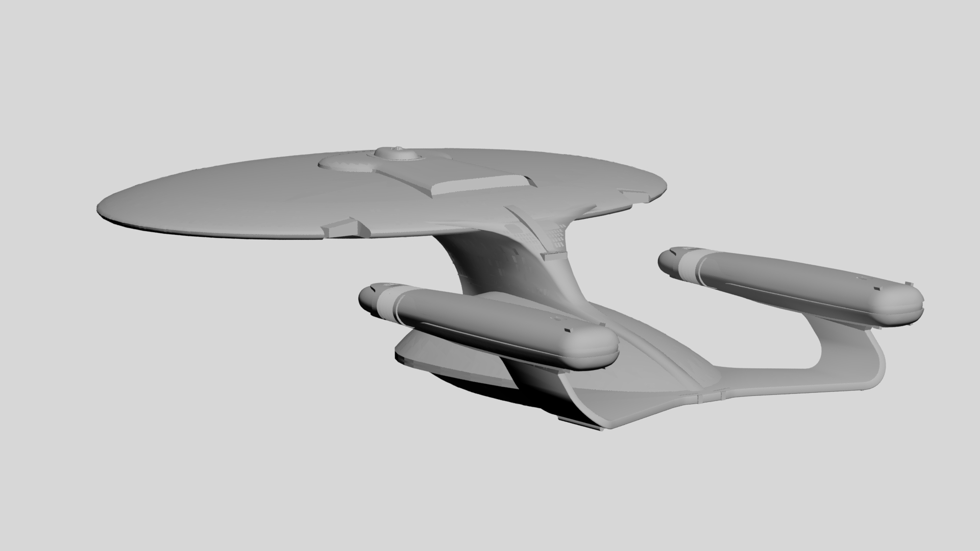 3D file USS Enterprise Star Trek・3D print model to download・Cults