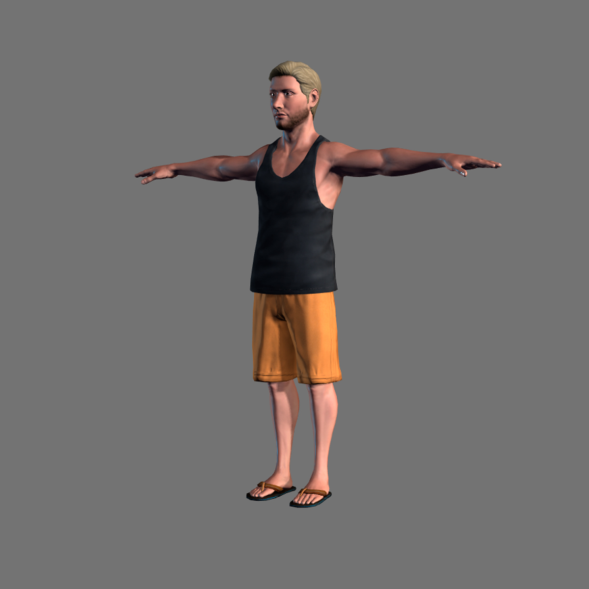 3D file Animated Man -Rigged 3d game character Low-poly 3D model・Model ...