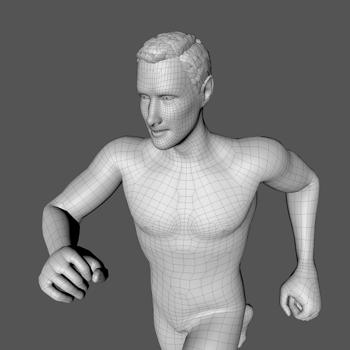 3D file Decorative Man Sculpture Low-poly 3D model 👨・Model to download ...