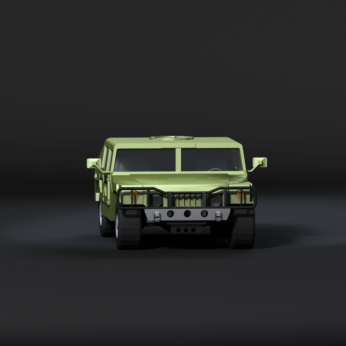 3D file Humvee 3D model Low-poly 3D model 🪖・3D printer design to ...