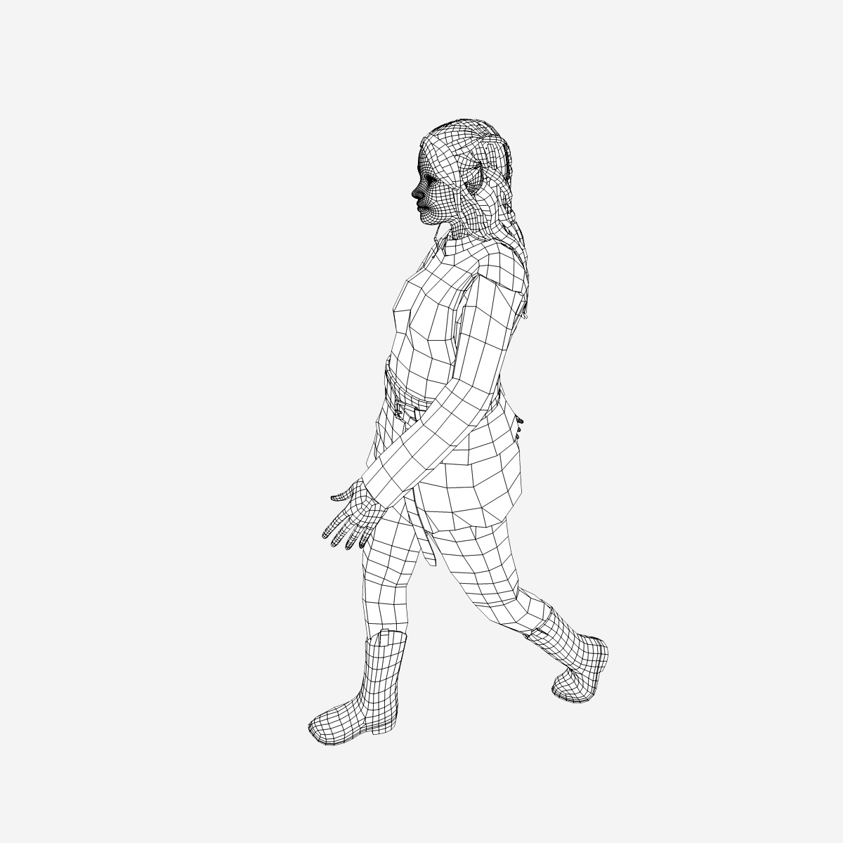 3D file Elf Statue Low-poly 3D model 🧝・3D printer design to download・Cults