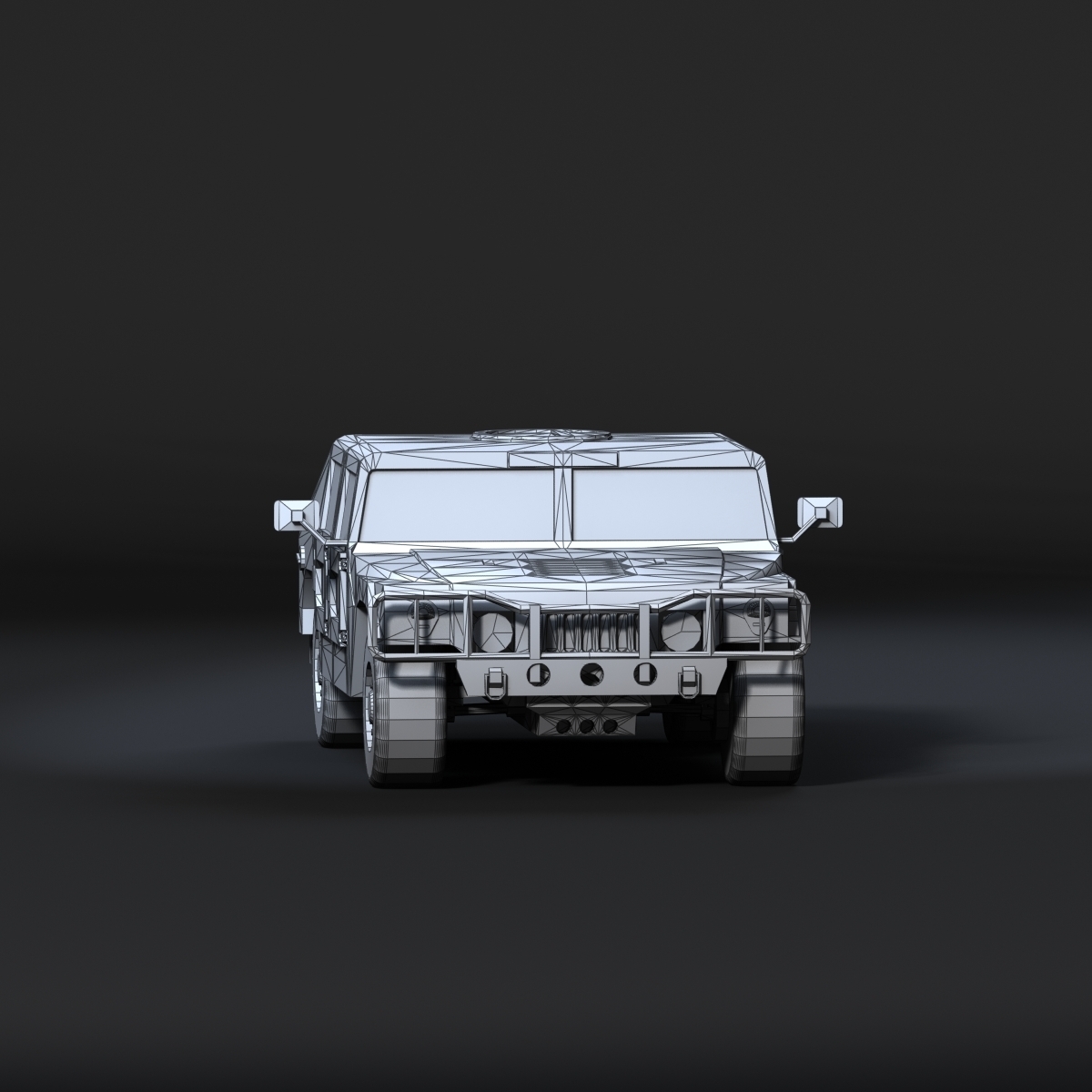 3D file Humvee 3D model Low-poly 3D model 🪖・3D printer design to ...